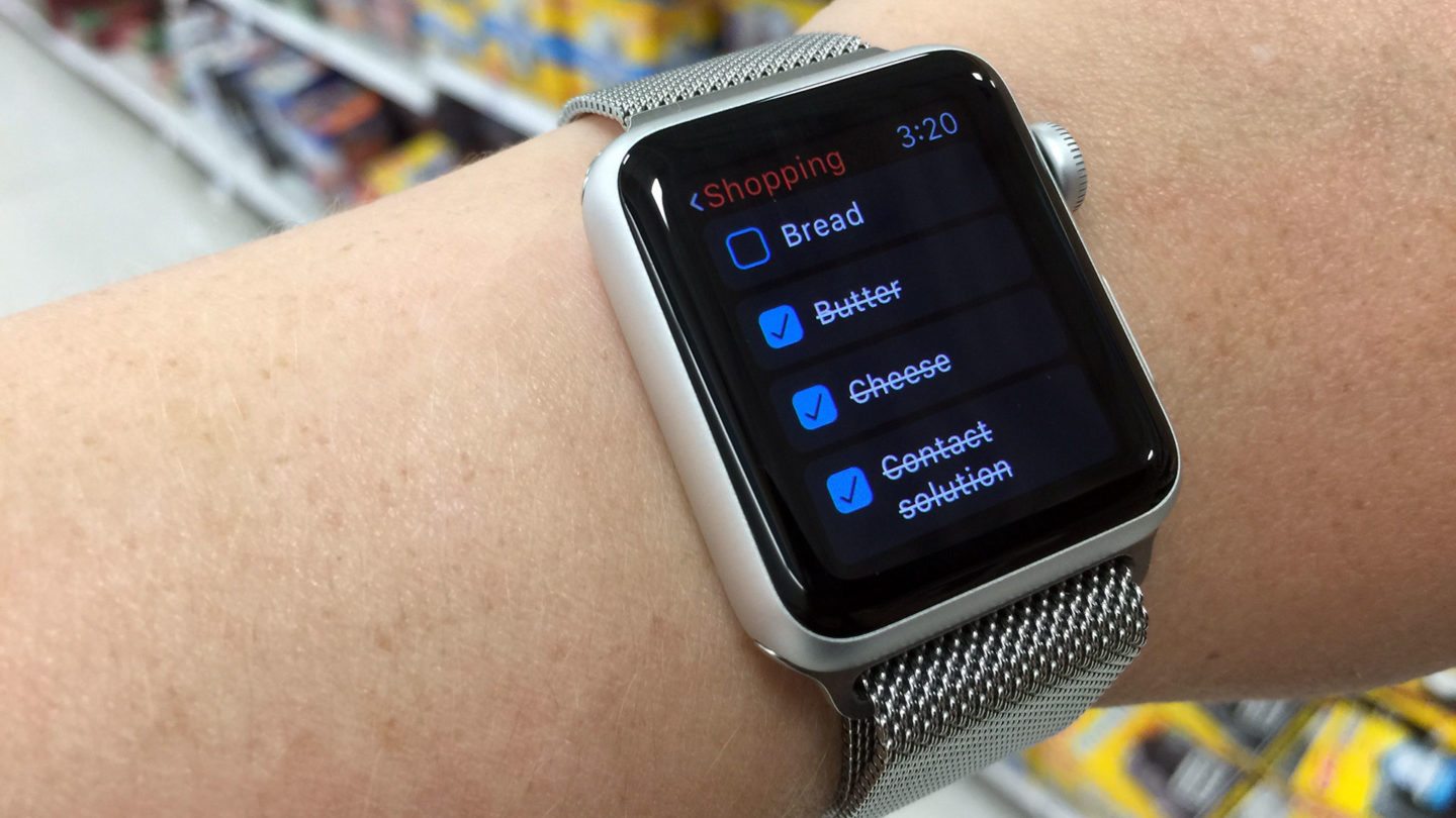 Simplify grocery lists with Apple Watch and Fantastical 2