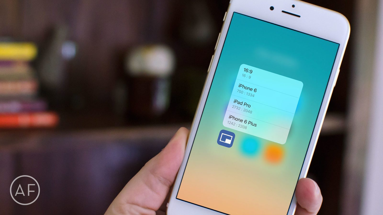 How to automatically calculate aspect ratios on iPhone