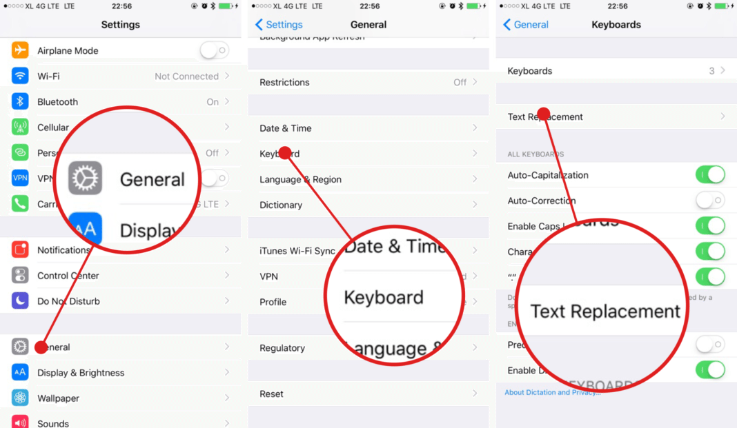 How to use text replacement shortcuts on iOS - The App Factor