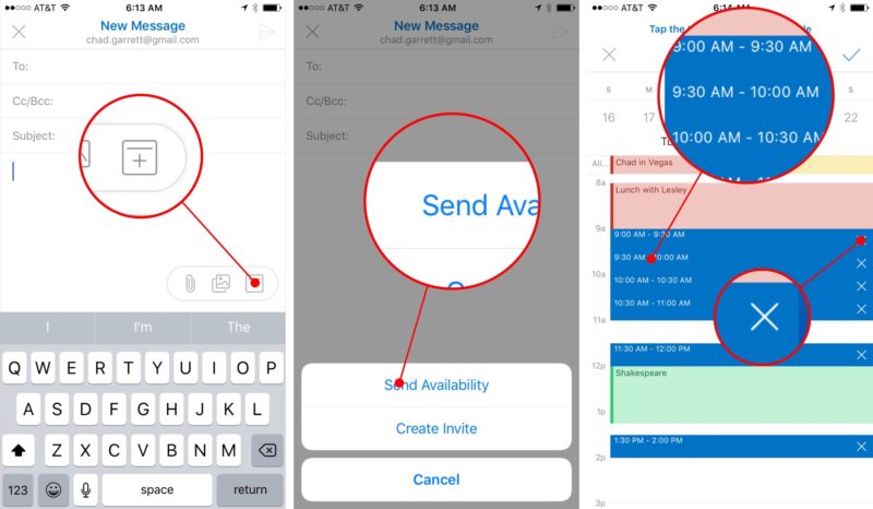 Scheduling availability in Microsoft Outlook on iOS - The App Factor