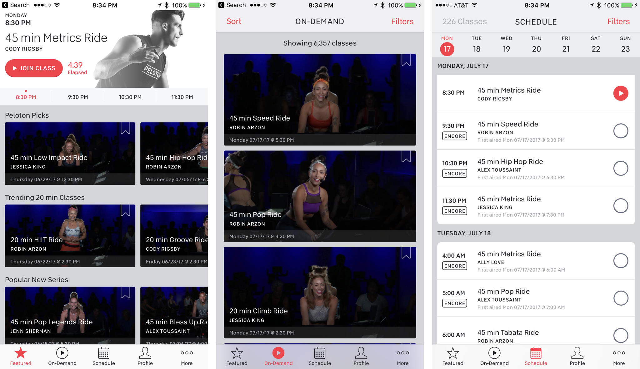 Spinning With Peloton And The Companion iOS App At Home - The App Factor